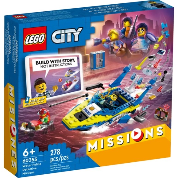 Lego | Toys | Lego City 6355 Water Police Detective Missions Play Set ...